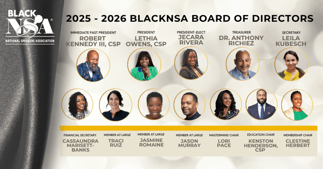 Meet the Board - Take Your Speaking to the Next Level | Black National ...